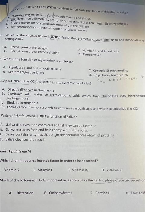 Solved or the following does NOT correctly describe basic | Chegg.com