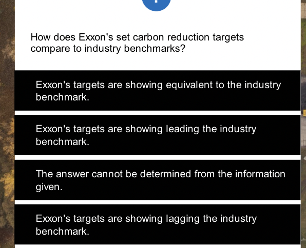 Solved How Does Exxons Set Carbon Reduction Targetscompare
