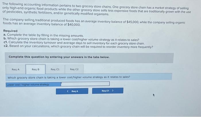 Solved The following accounting information pertains to two | Chegg.com