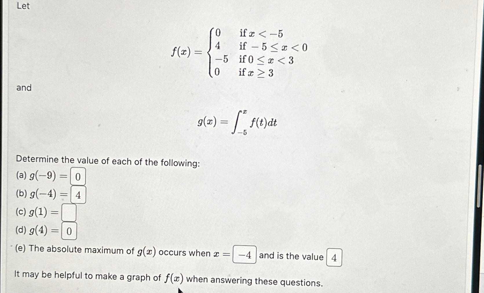 Solved Question | Chegg.com