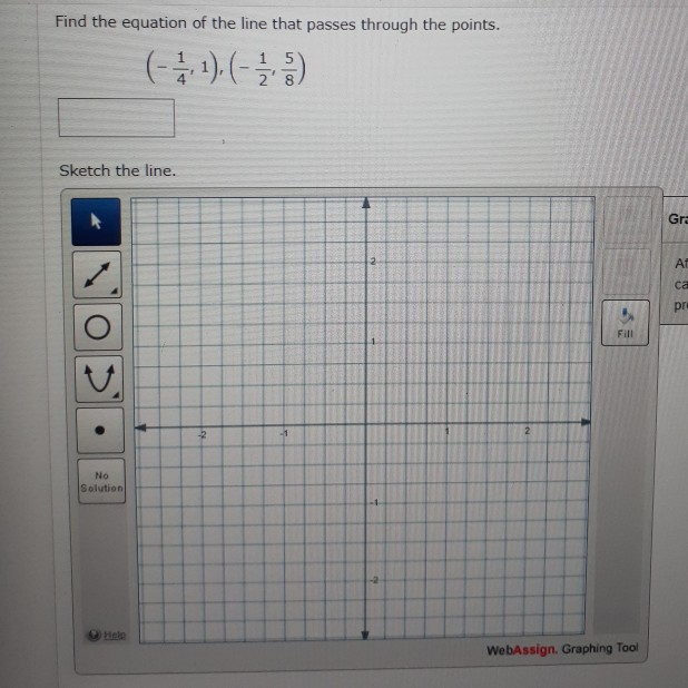 Solved Find the equation of the line that passes through the | Chegg.com
