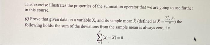 Solved This exercise illustrates the properties of the | Chegg.com