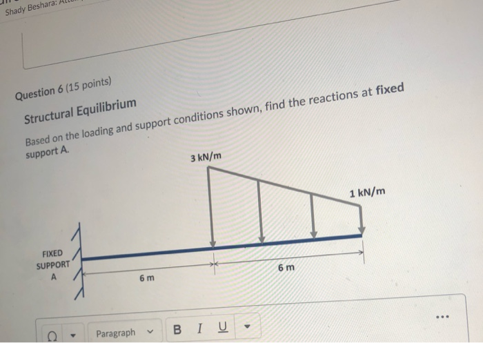 Solved Question 6 (15 points) Structural Equilibrium Based | Chegg.com