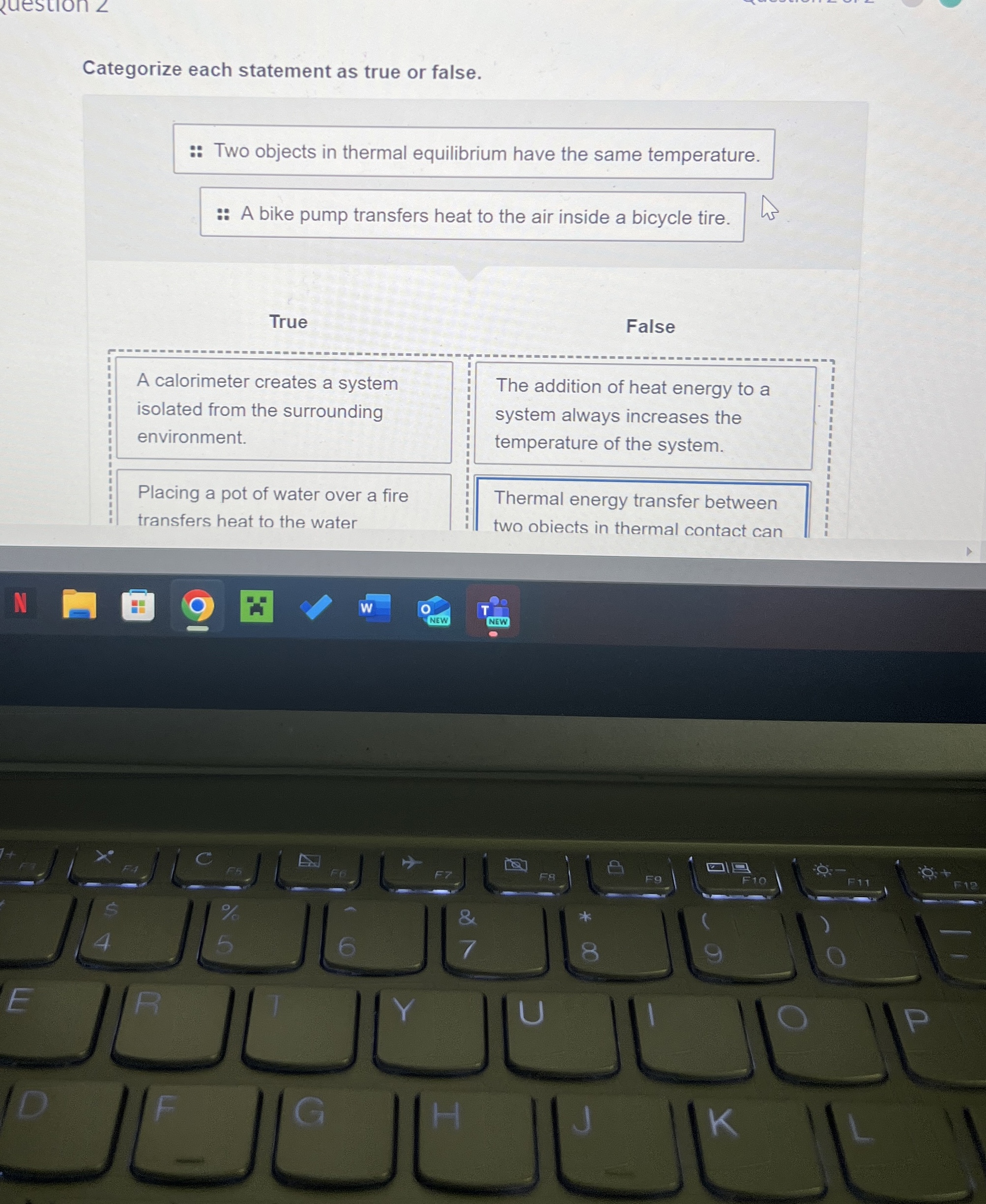 Solved Categorize each statement as true or false.:: Two | Chegg.com