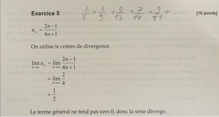 Solved Answer in Calculus 2 please!Questions are in french | Chegg.com