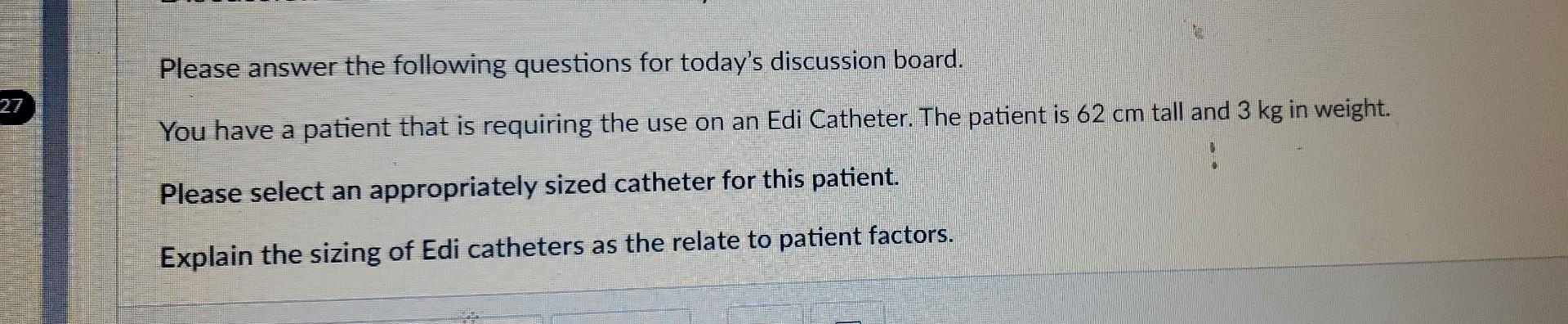 Solved Please answer the following questions for today's | Chegg.com