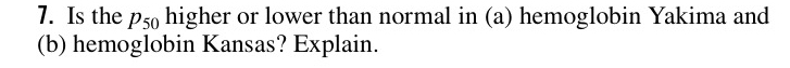 Solved Is the p50 ﻿higher or lower than normal in (a) | Chegg.com