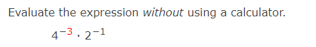 Solved Evaluate the expression without using a | Chegg.com