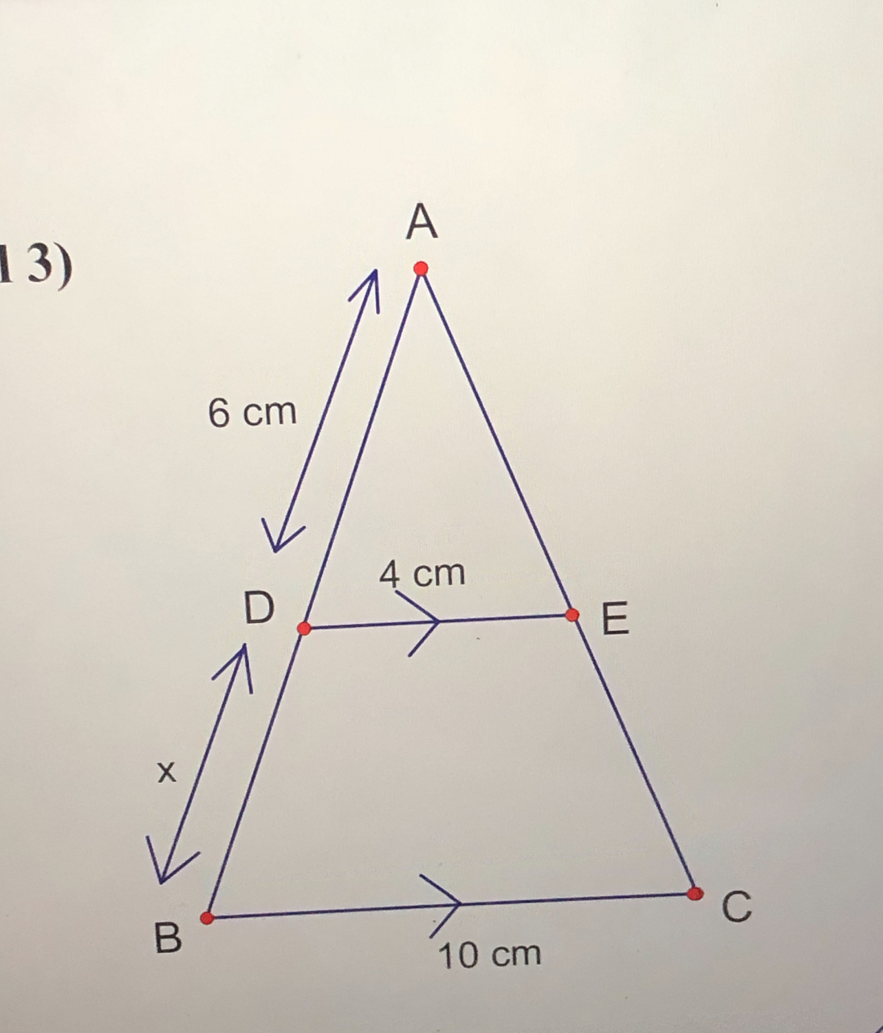 Solved For trigonometry, find x and explain the steps. | Chegg.com