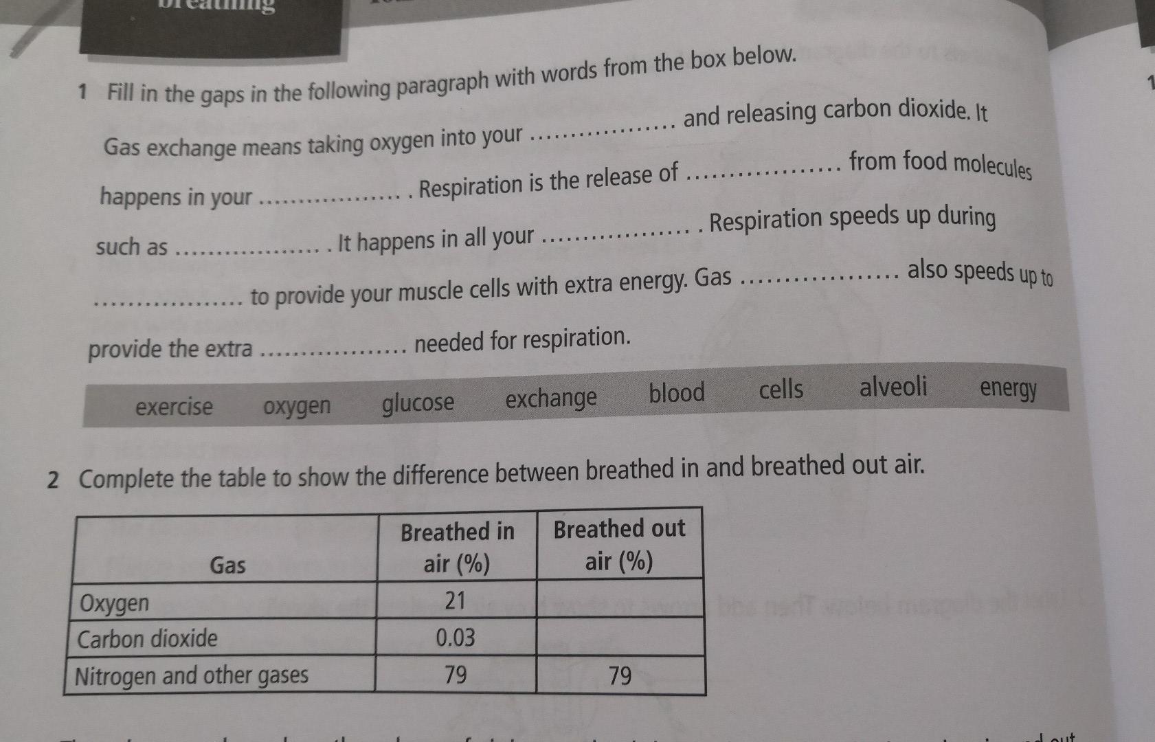 Solved 1 Fill in the gaps in the following paragraph with | Chegg.com