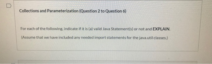 Solved Question 3 4 pts List myList = new ArrayList(); HTML | Chegg.com