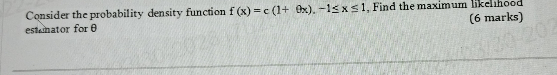 Solved Consider the probability density function | Chegg.com