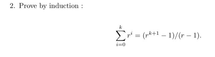 Solved Hi I need help proving this first problem by | Chegg.com