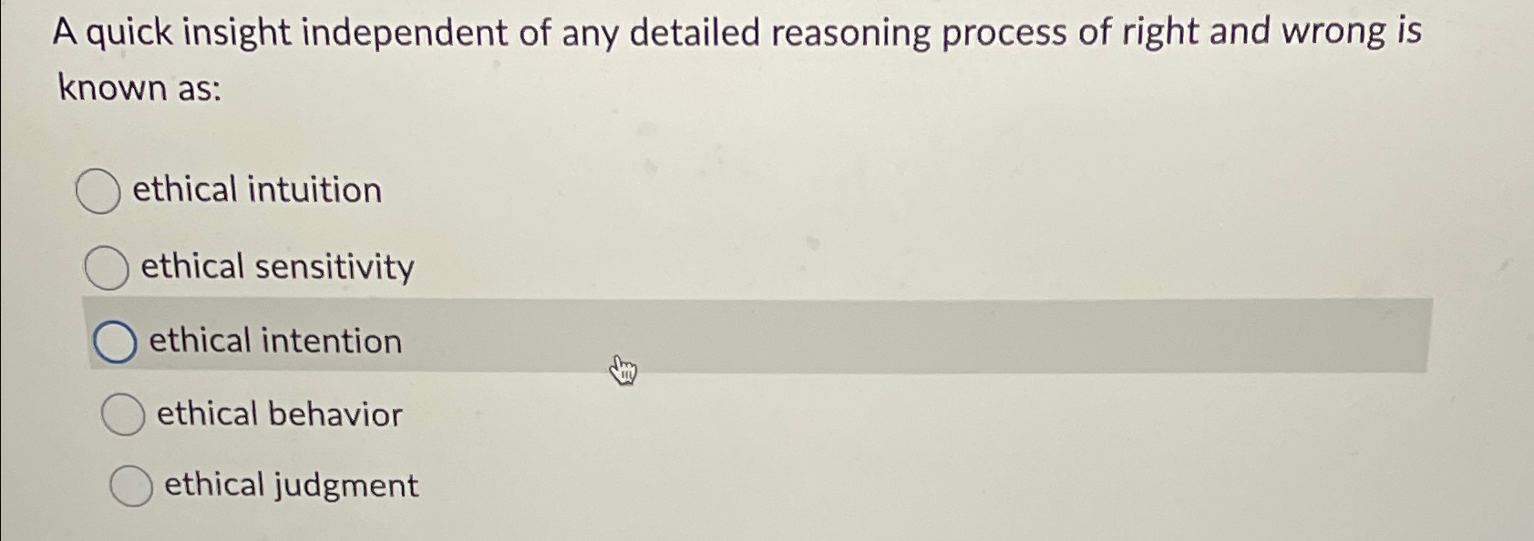 Solved A quick insight independent of any detailed reasoning | Chegg.com