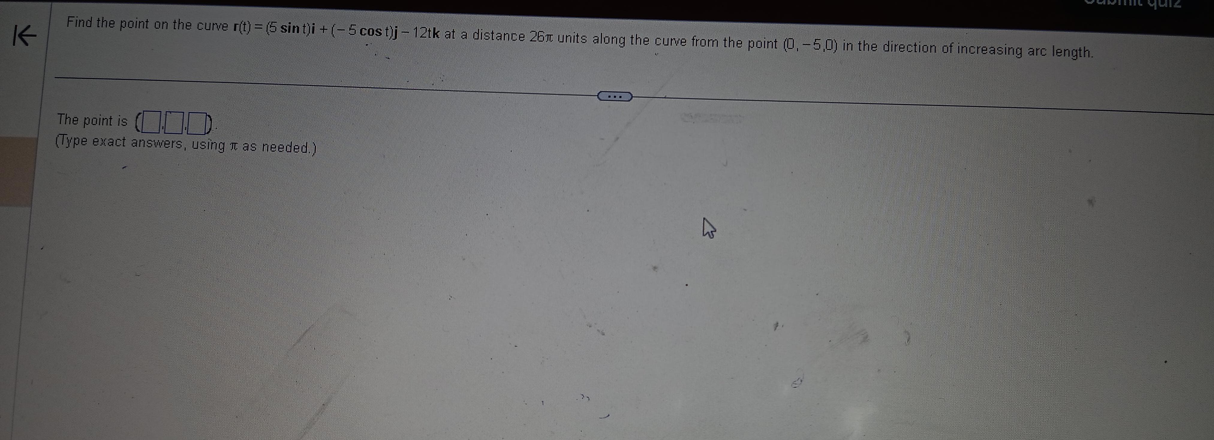 Solved Find the point on the curve | Chegg.com