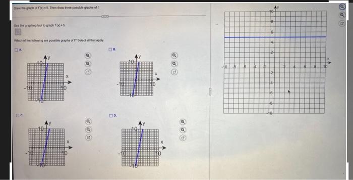 Solved Draw the graph of 10-5. Then drowie possible graphs | Chegg.com
