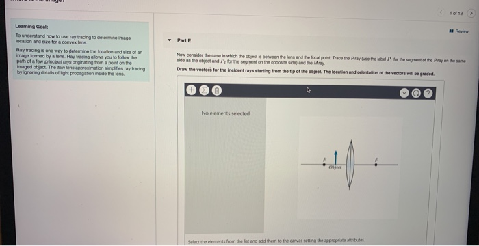 Solved 1 of 12 > Part E Learning Goal: To understand how to | Chegg.com Solved 1 of 12 > Part E Learning Goal: To understand how to | Chegg.com