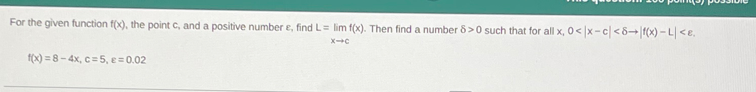 Solved For the given function f(x), ﻿the point c, ﻿and a | Chegg.com