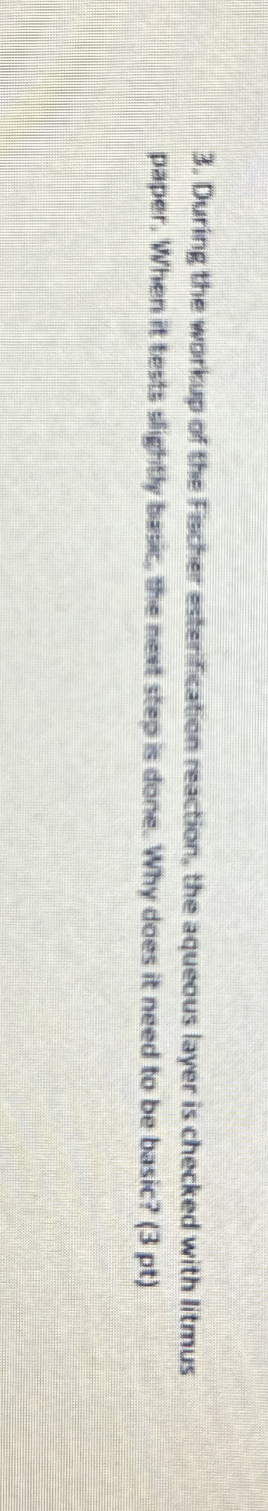 Solved During the warkup ef the Fiecher exterf fation | Chegg.com