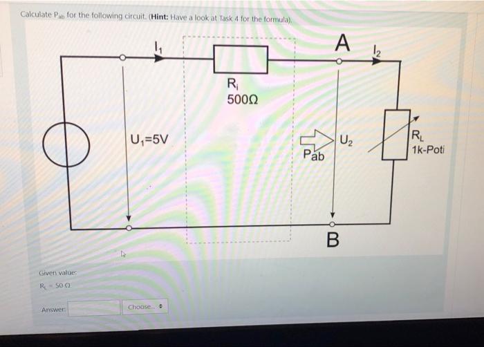 Solved Calculate Pan for the following circuit. (Hint: Have | Chegg.com