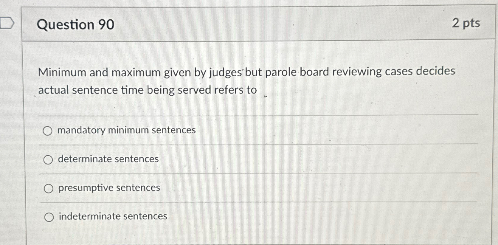Solved Question 902 ﻿ptsMinimum and maximum given by judges | Chegg.com