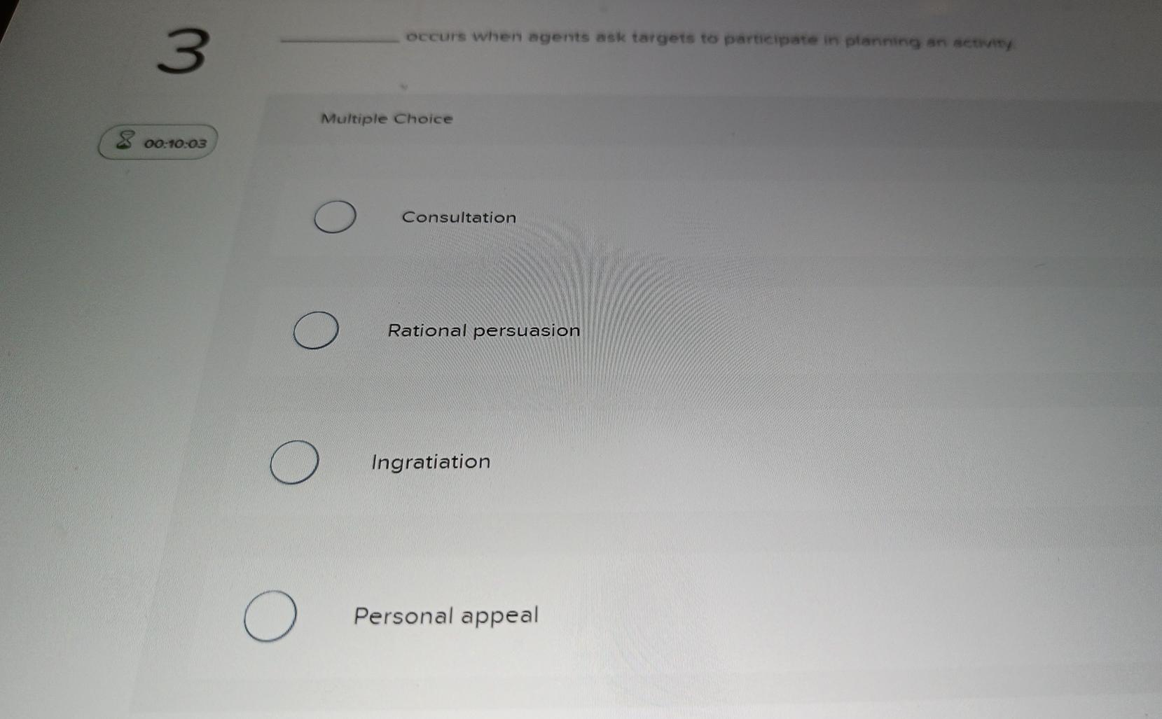 Solved occurs when agerits ask targets to participate in | Chegg.com