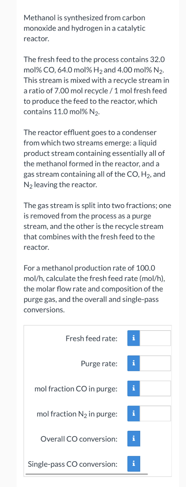 Solved need some help !Methanol is synthesized from carbon | Chegg.com