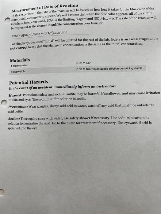 Solved Pre-Lab Exercise 1. For reach reactant, calculate its | Chegg.com