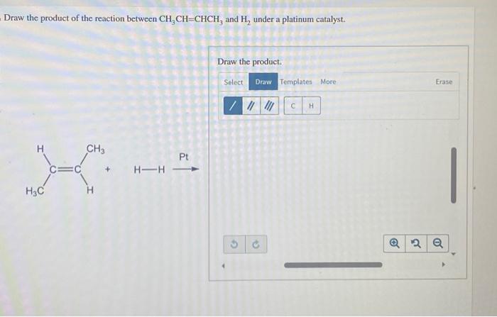 Solved Draw the product of the reaction between CH3CH=CHCH3 | Chegg.com