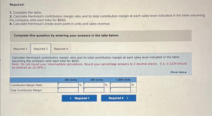 Solved PA6-1 (Static) Calculating Contribution Margin, | Chegg.com