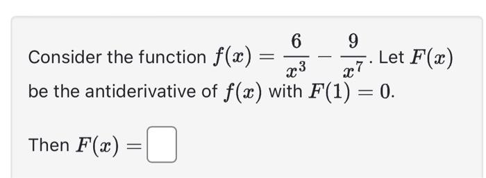 Solved Find the function with derivative f′(x)=e3x that | Chegg.com