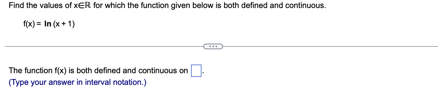 Solved Find the values of xinR for which the function given | Chegg.com