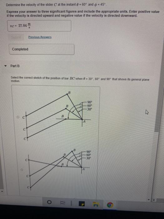 Solved Rod AB is rotating with an angular velocity of WAN66 | Chegg.com