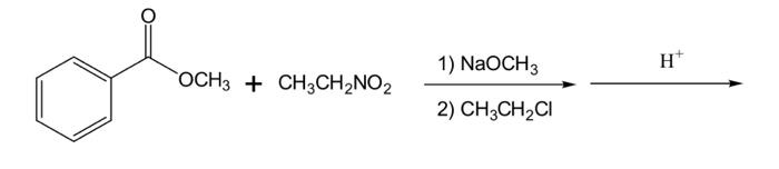 Solved CH3CH2NO2 1) NaOCH3 2) CH3CH2Cl | Chegg.com