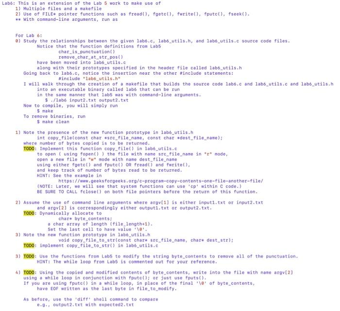 Lab6: This is an extension of the Lab 5 work to make | Chegg.com