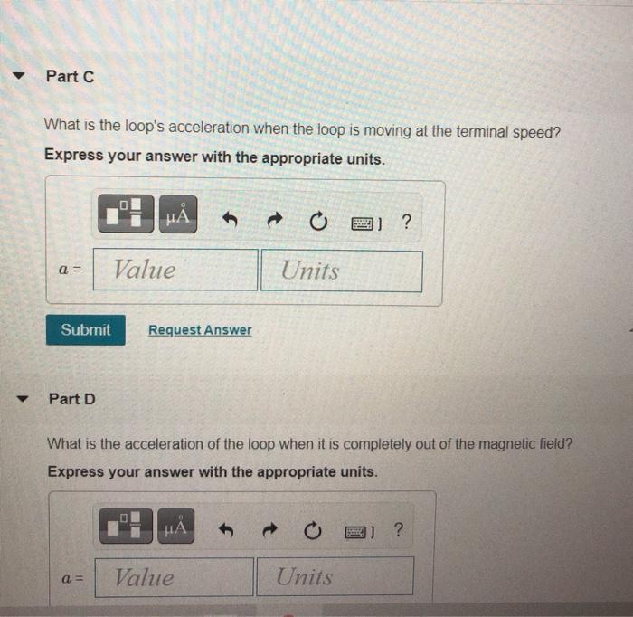 Solved Item 2 Part A A very long rectangular loop of wire | Chegg.com