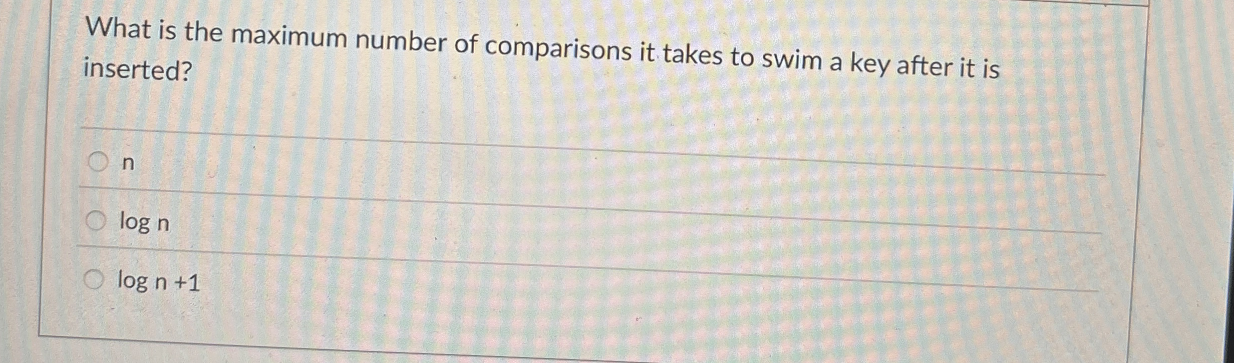 Solved What is the maximum number of comparisons it takes to | Chegg.com