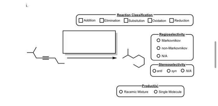 Solved 2) Fill in the missing reactant(s)/ product of the | Chegg.com