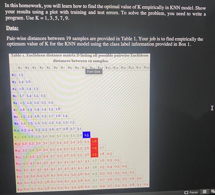 Solved In this homework, you will learn how to find the | Chegg.com
