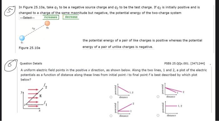 Solved In Figure 25.10a, take 4 to be a negative source | Chegg.com
