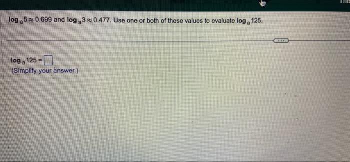 Solved Find the logarithm using the change of base formula. | Chegg.com
