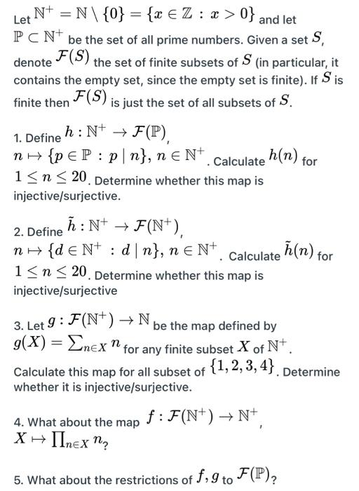 Solved f is subjective/onto but not injective/one-to-one g | Chegg.com