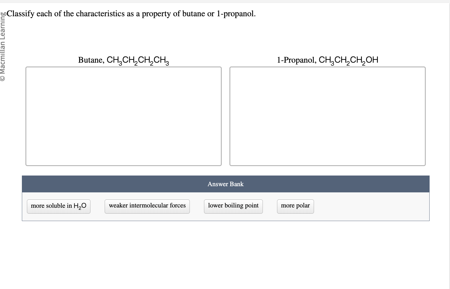 Solved Classify each of ﻿the characteristics as ﻿a property | Chegg.com