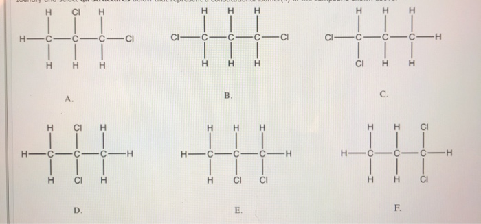 Solved H H H H С С CCI H H CI Identify and select all | Chegg.com