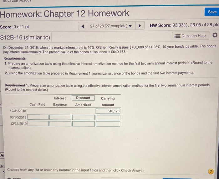Solved Homework: Chapter 12 Homework Save Score: 0 of 1 pt | Chegg.com Solved Homework: Chapter 12 Homework Save Score: 0 of 1 pt | Chegg.com