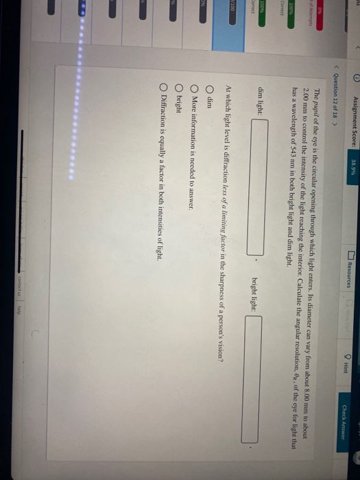 Solved Assignment Score: 38.9% Resources Hint Check Answer