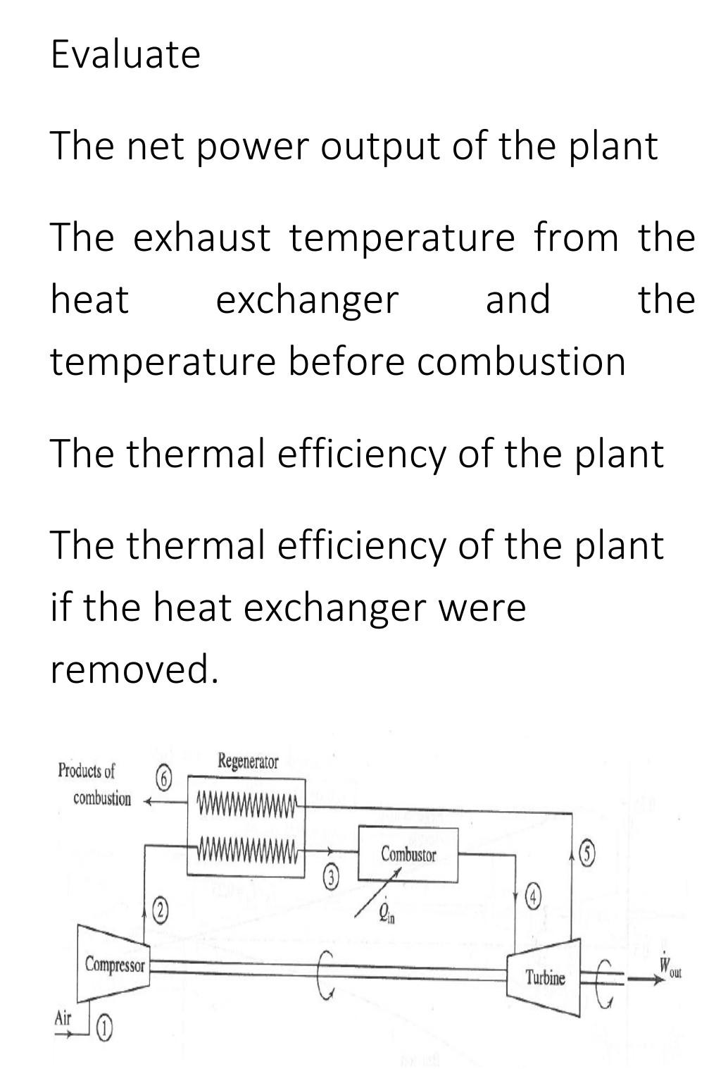Solved An open circuit, continuous combustion, constant | Chegg.com
