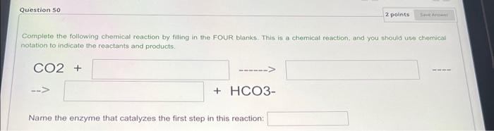 Solved Complete the following chemical reaction by filling | Chegg.com