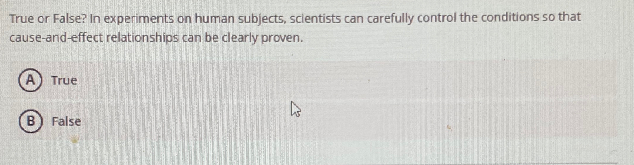 Solved In experiments on human subjects, scientists can | Chegg.com