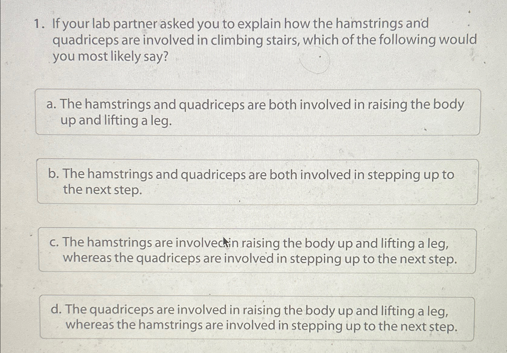 Solved If your lab partner asked you to explain how the | Chegg.com